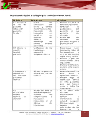 Balanced scorecard en un hospital publico | PDF