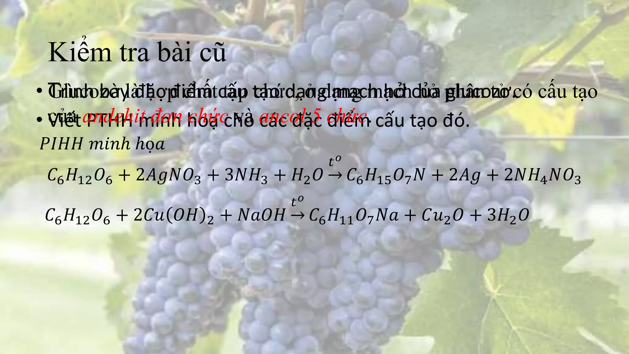 Bài trình chiếu saccarozo | PPTX