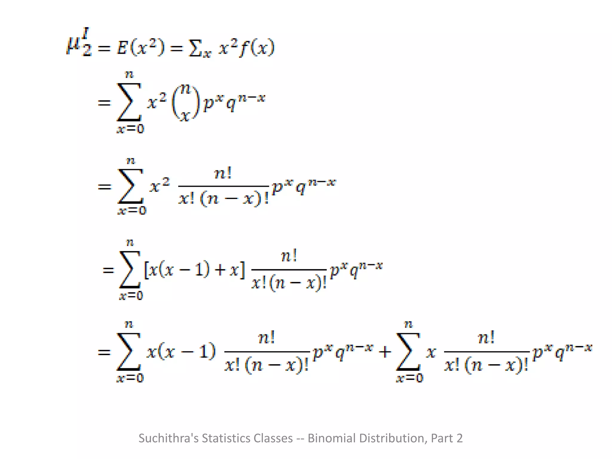 Binomial distribution Part 2 | PPTX | Science