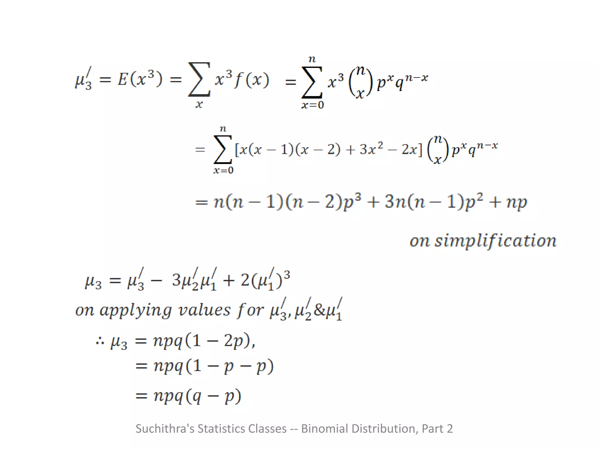 Binomial distribution Part 2 | PPTX | Science