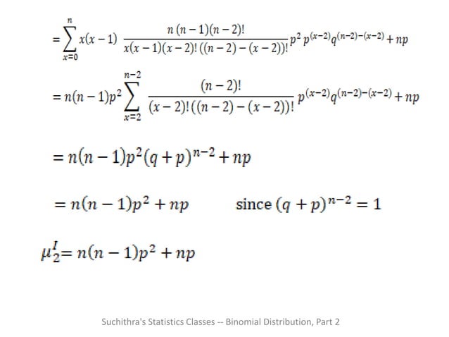Binomial distribution Part 2 | PPTX | Science