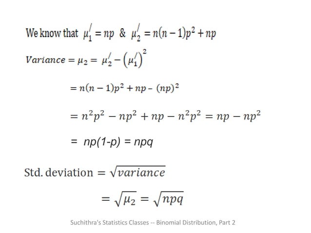 Binomial distribution Part 2 | PPTX | Science