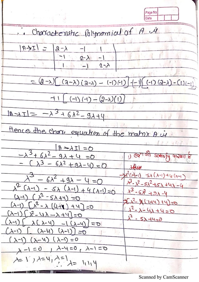 B.Sc.1 algebra & trigonometry ,paper 1 , unit - 1 | PDF
