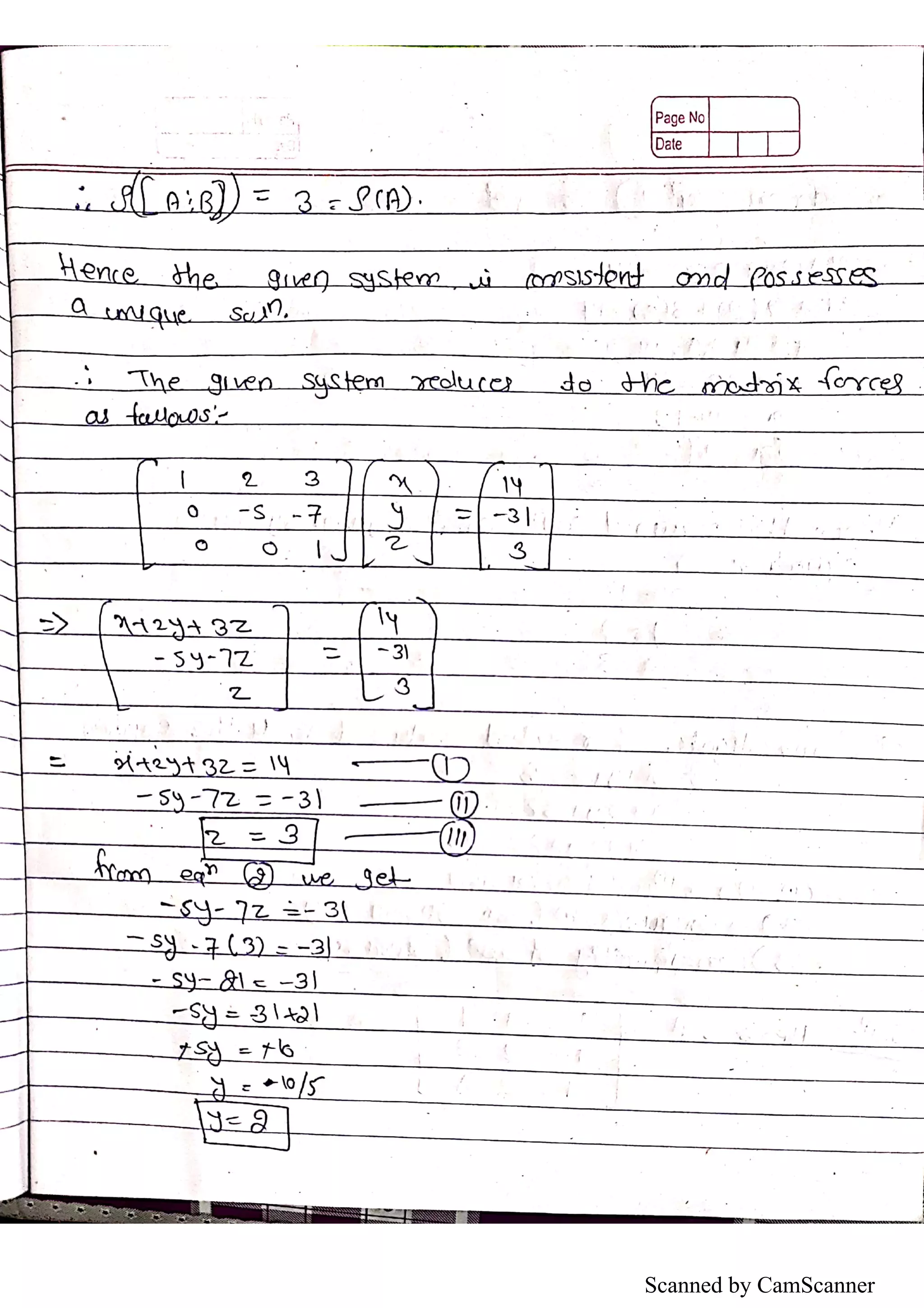 Application of Matrices B.Sc. 1 algebra & trigonometry paper 1 maths ...