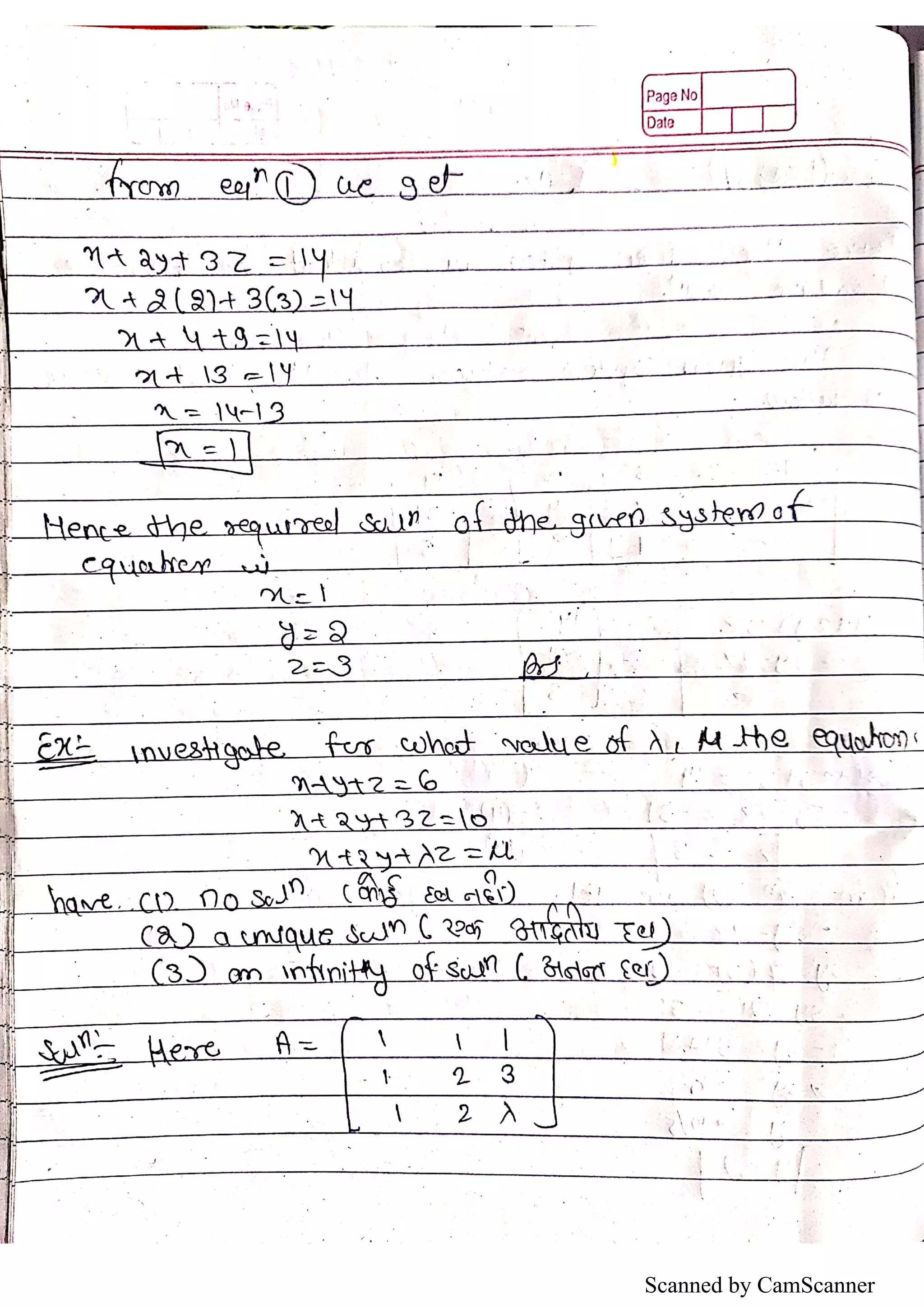 Application of Matrices B.Sc. 1 algebra & trigonometry paper 1 maths ...