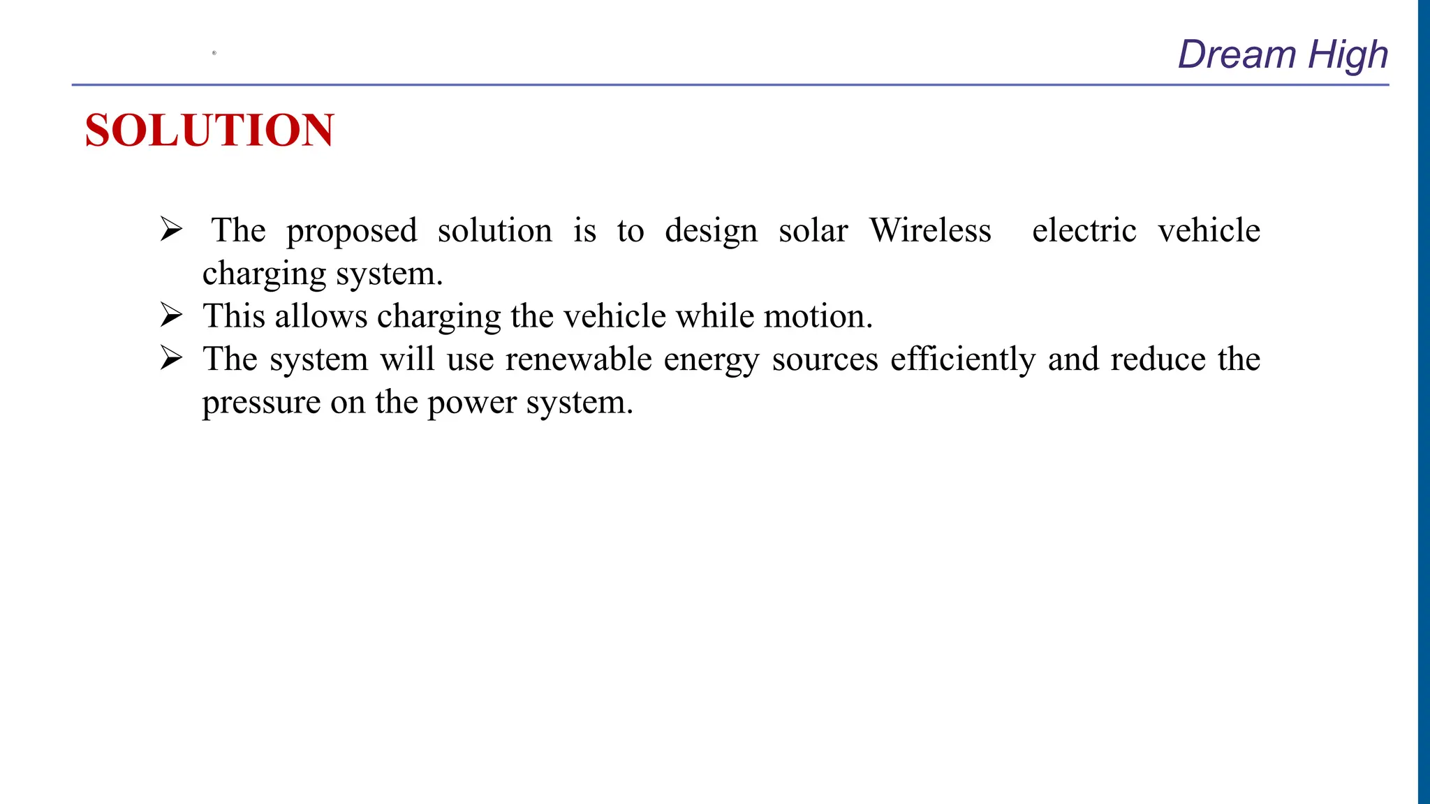 solar wireless electric vechicle charging system | PPTX
