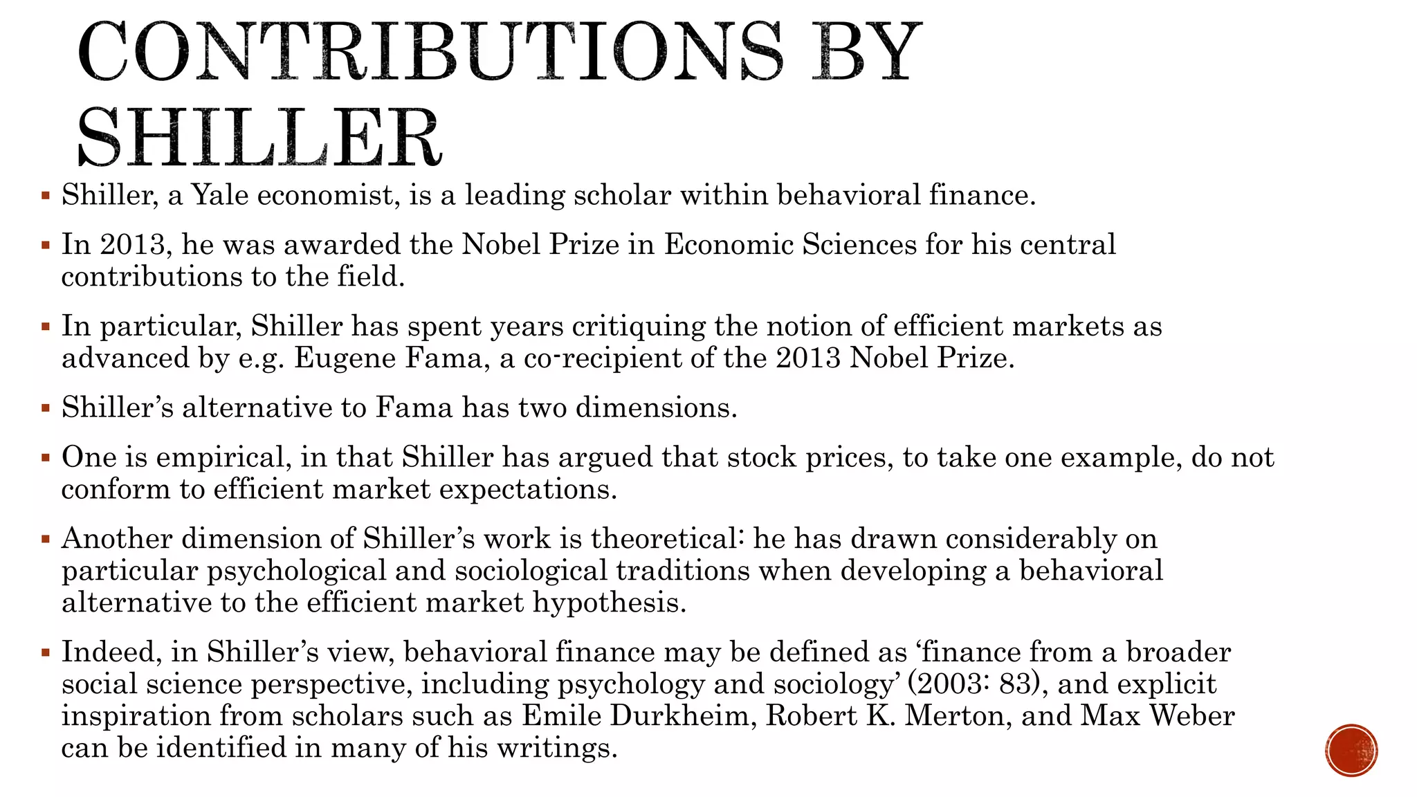 Robert j. Shiller | PPTX