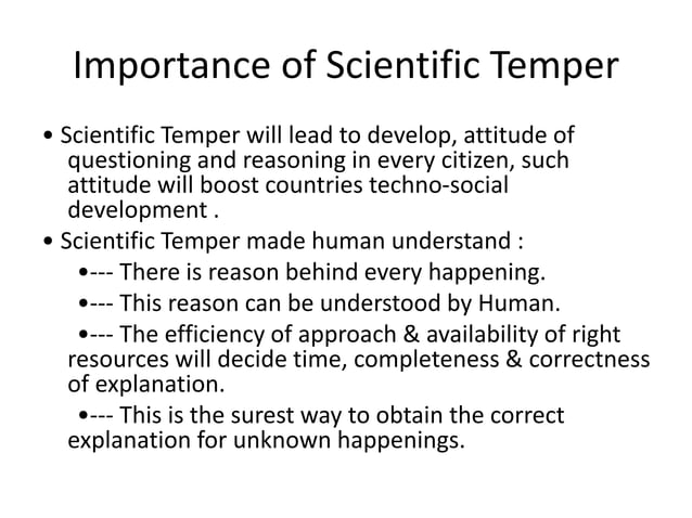 B.ed 1,scientific temper | PDF