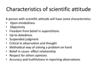 B.ed 1,scientific temper | PDF