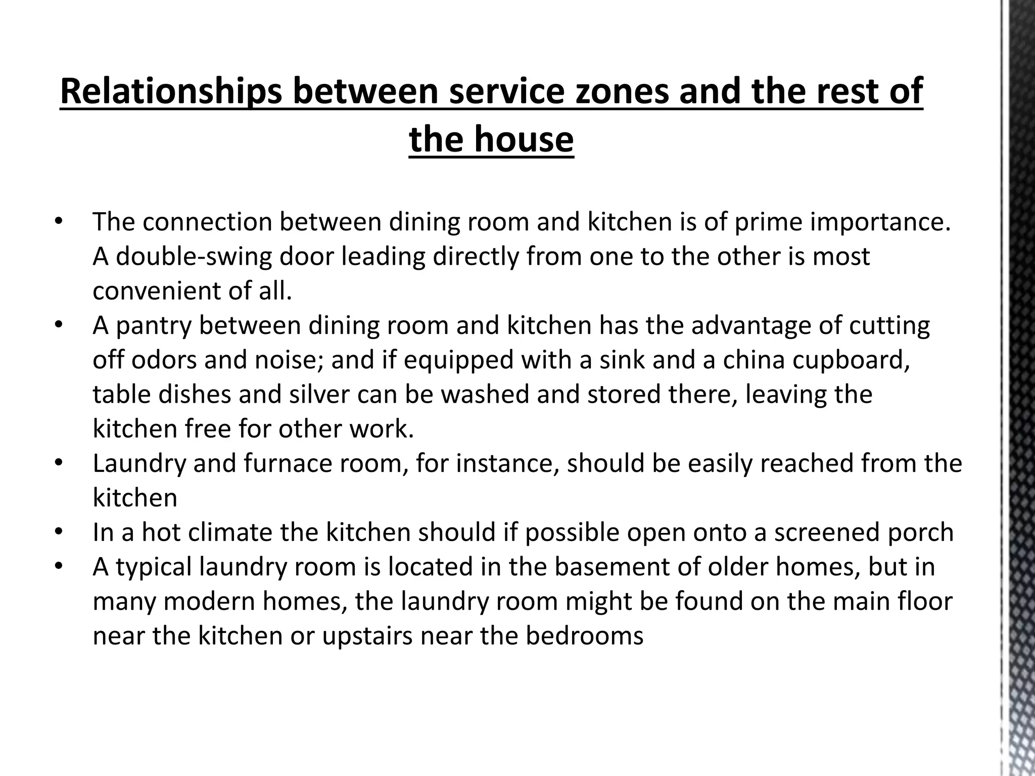 architectural service zones | PPTX