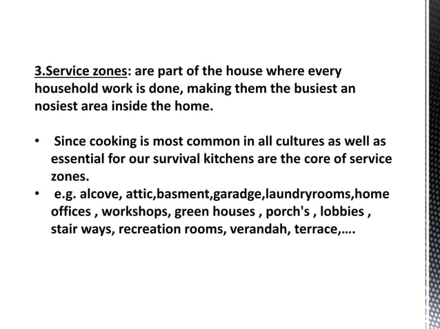 architectural service zones | PPTX | Home Appliances | Home & Garden