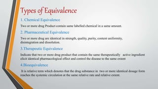 B.e and drug product assesment | PPTX