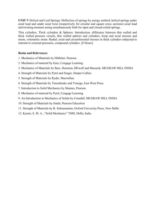 B.tech. 2nd year civil engg aicte model curriculum 2019 20 | PDF