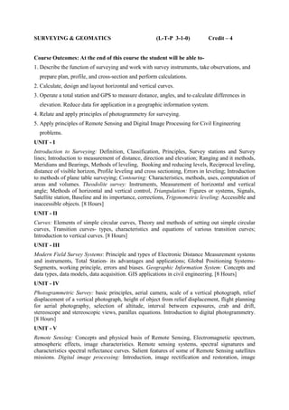 B.tech. 2nd year civil engg aicte model curriculum 2019 20 | PDF