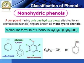 B. Sc. Part - I (Sem-II) Unit-IV (A) Phenols by Dr Pramod R Padole | PPTX
