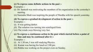 B. A. Sem - II - Tense | PPT