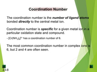 B.sc II chemistry of transitional elements (iii) | PPT