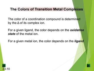 B.sc II chemistry of transitional elements iv | PPT