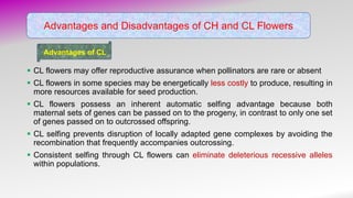 Cleistogamy and Chasmogamy in plants | PPTX