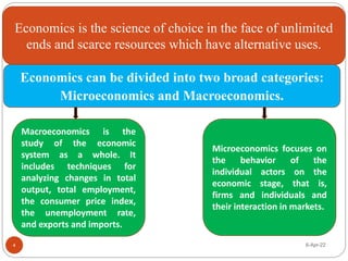 Business Economics unit-1 Osmania University IMBA | PPT