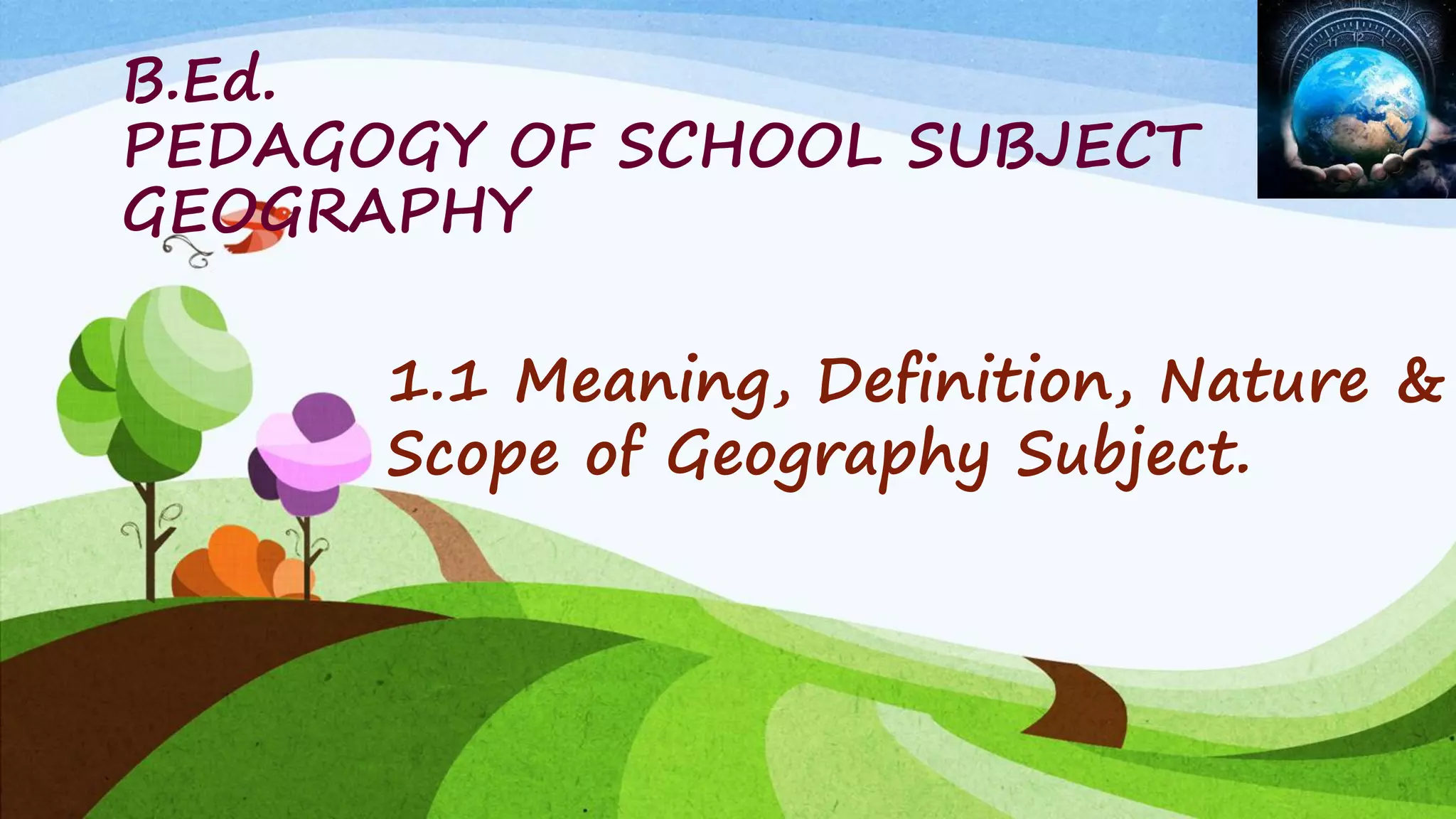 Pedagogy of School Subject Geography | PDF