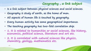Pedagogy of School Subject Geography | PDF | Geography | Science