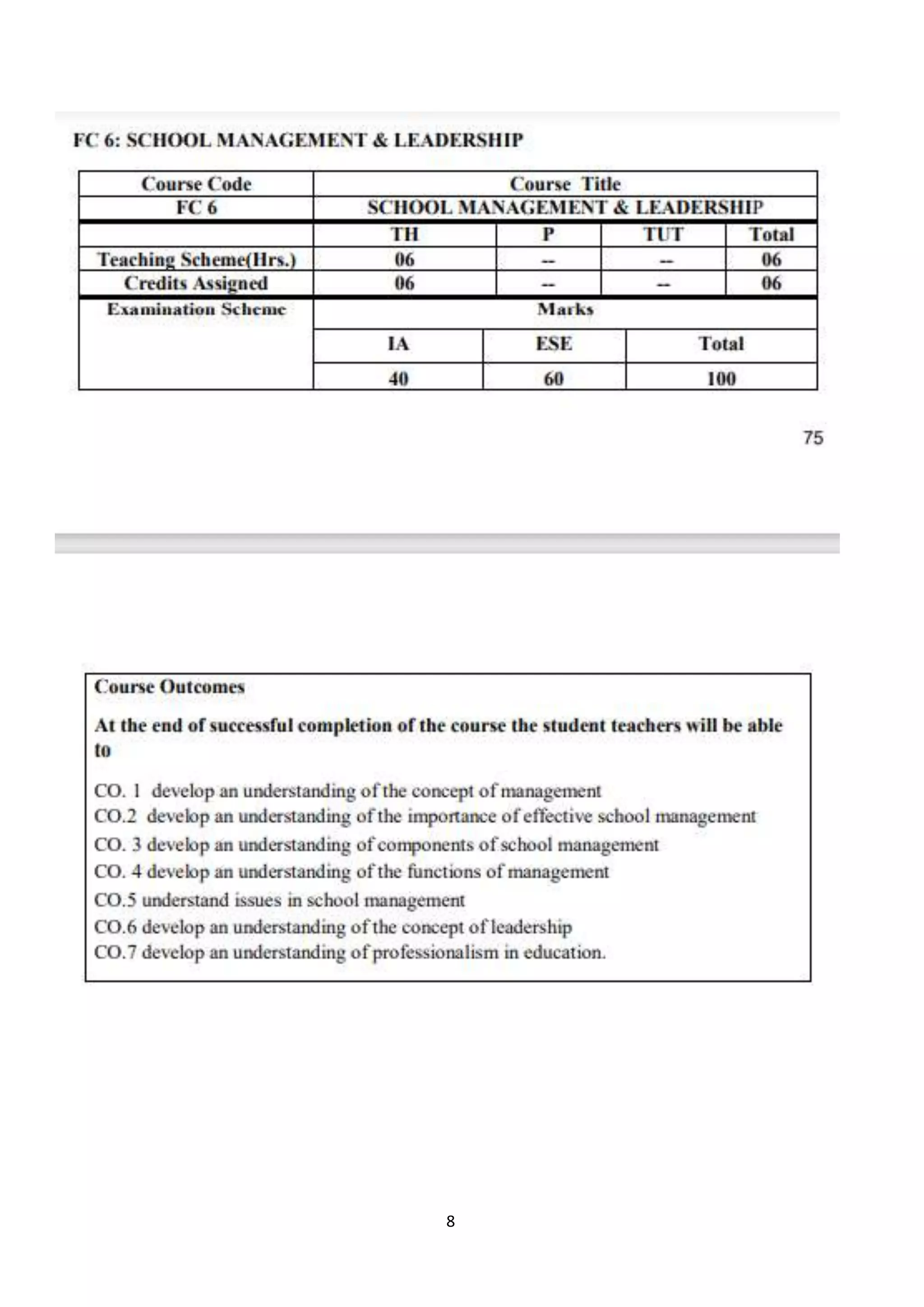 B.ed sem 2 syllabus | PDF