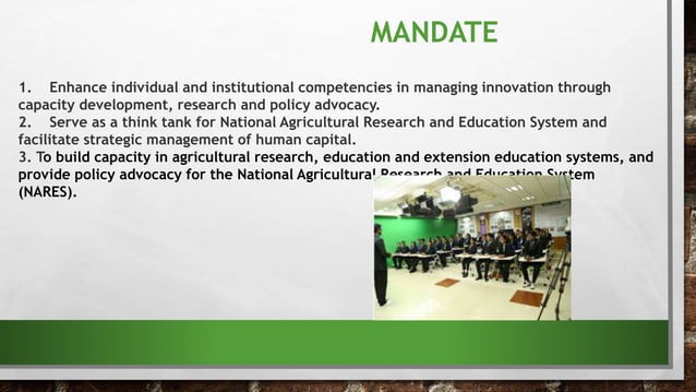 NATIONAL ACADEMY OF AGRICULTURE RESEARCH MANAGEMENT (NAARM), HYDERABAD ...