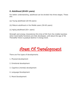 CHILD DEVELOPMENT STAGES AND PIAGET'S THEORY | PDF