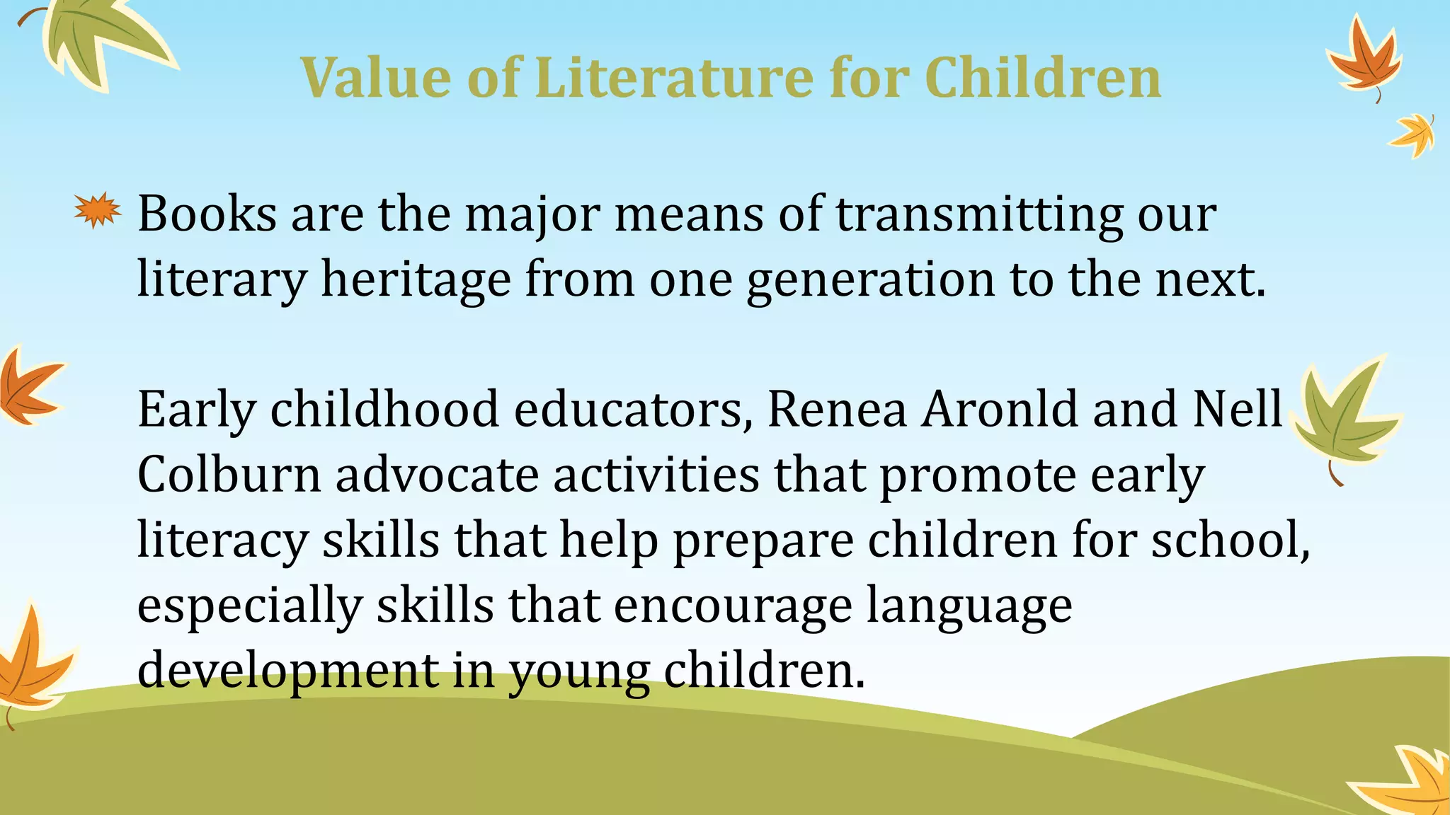 B. Introduction to Childrens Literature.pptx