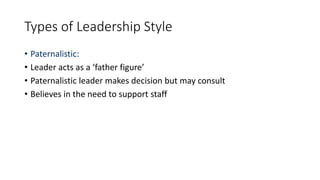 B.Ed.201 Leadership style.ppt