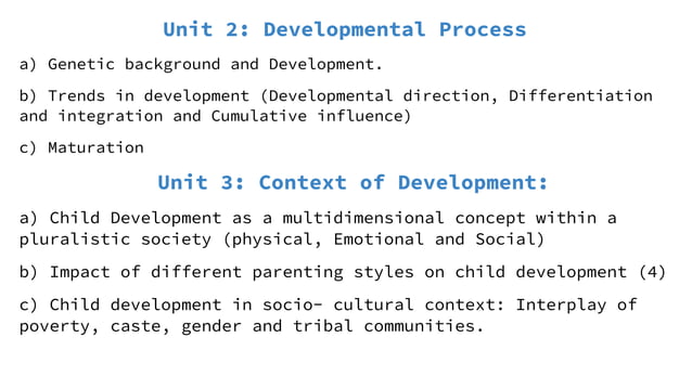 B.ED_CC1_ CHILDHOOD AND GROWING UP SYLLABUS.pdf | Educational ...