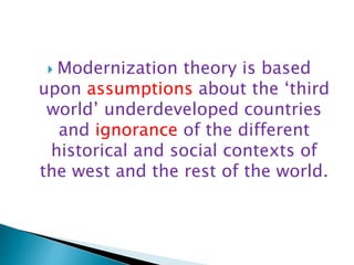 B.A. Sociology - Social Change - Modernisation.pptx