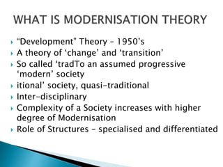 B.A. Sociology - Social Change - Modernisation.pptx