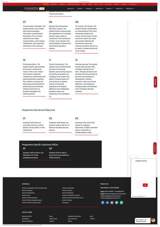 B.Ed (Bachelor of Education) | Galgotias University | PDF