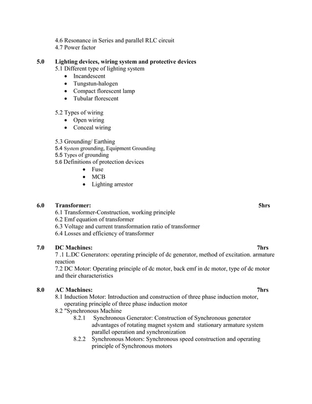 B.E.-third-semester-syllabus.pdf | Educational Assessment | Education