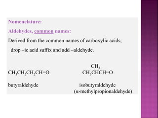 B.Sc.SY- aldehydes and ketones kohinoor College Khultabad.ppt