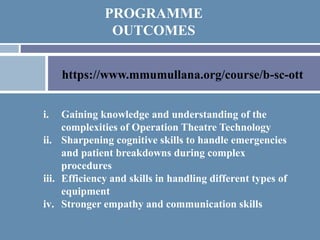 B.Sc - Operation Theatre Technology.pptx