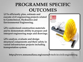 B.Tech Civil Engineering | PPTX