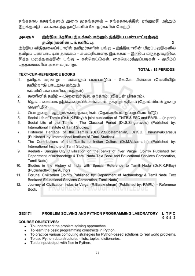 B.Tech.AIDS syllabus anna university .pdf | Technology Industry ...