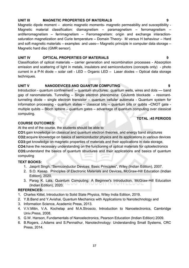 B.Tech.AIDS syllabus anna university .pdf | Technology Industry ...