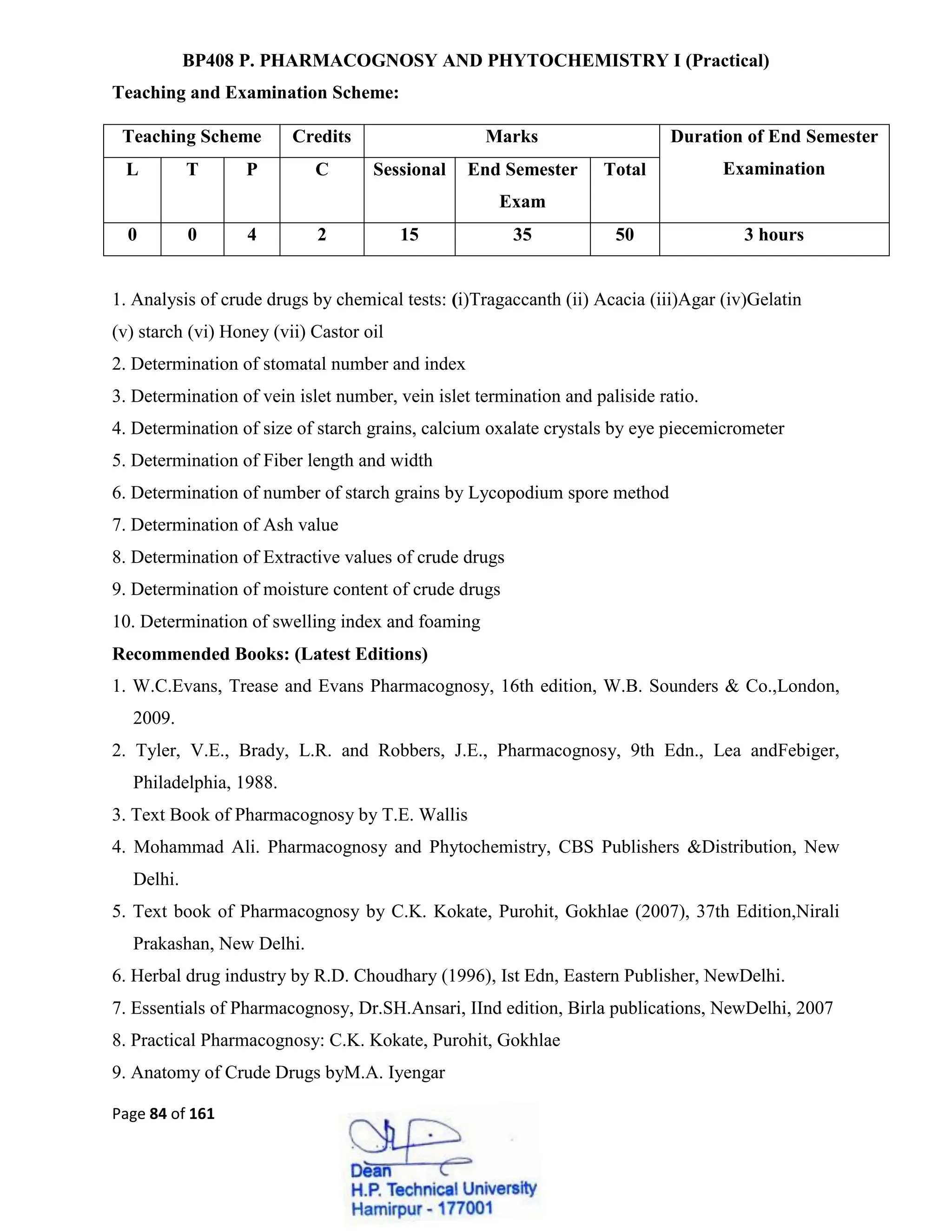 B.Pharmacy-Syllabus containg details of b pharma | PDF