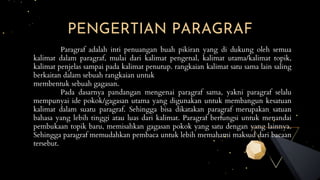 B. INDO TUGAS 4 ANALISIS PEMADATTAN CIRI PARAGRAF | PPT