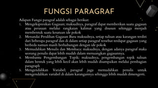 B. INDO TUGAS 4 ANALISIS PEMADATTAN CIRI PARAGRAF | PPT