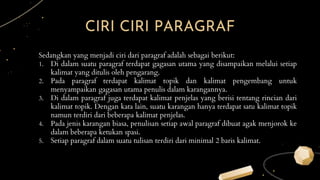 B. INDO TUGAS 4 ANALISIS PEMADATTAN CIRI PARAGRAF | PPT