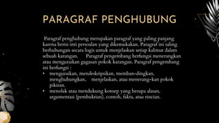 B. INDO TUGAS 4 ANALISIS PEMADATTAN CIRI PARAGRAF | PPT