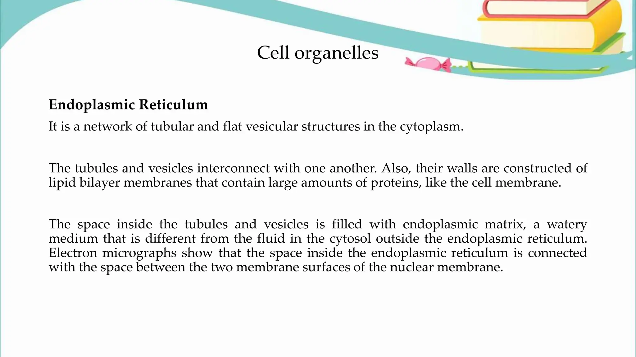 Cell organelles (Nucleus, Mitochondria, ) | PPTX