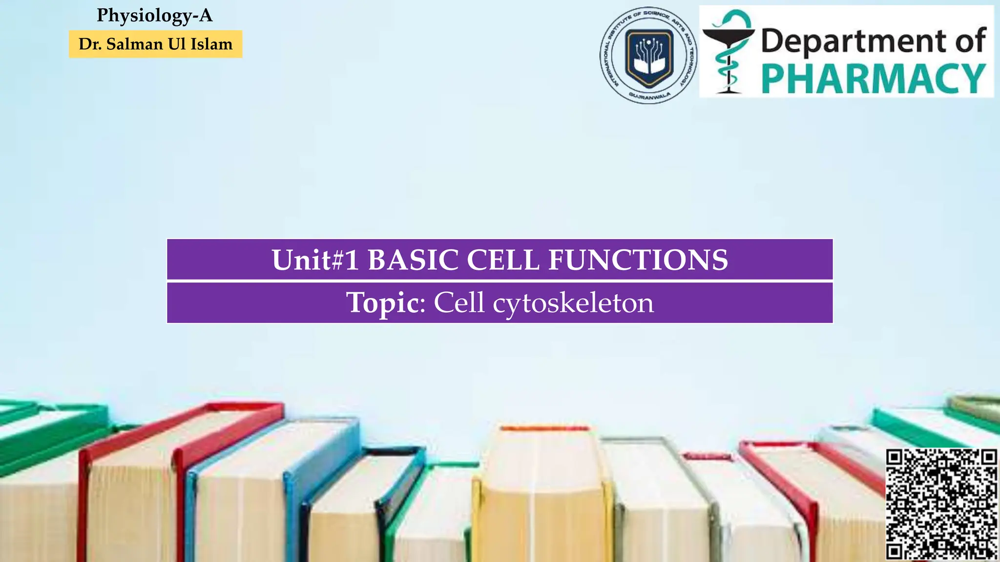 Cell cytoskeleton (filaments and their roles) | PPTX