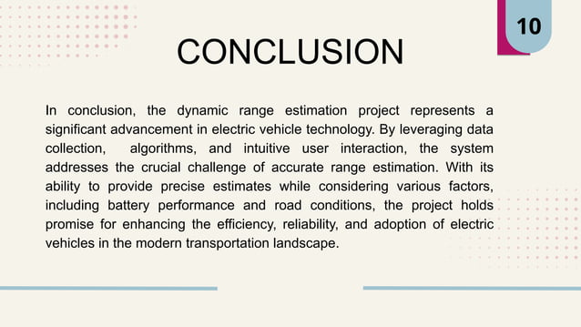 Dynamic Range Estimation of 3Wheeler EV. | PPT