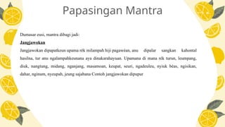 Materi Bahasa Sunda Mantra Kelas 11.pptx